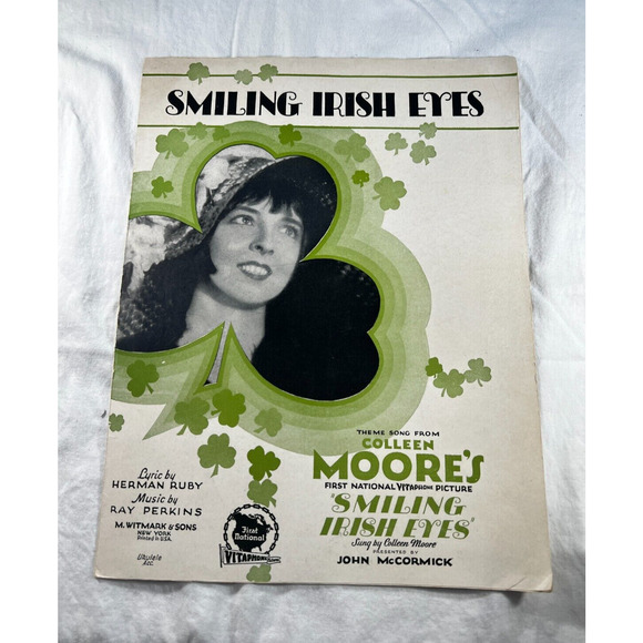 Other | Vintage Sheet Music 1929 Smiling Irish Eyes Herman Ruby Perkins ...